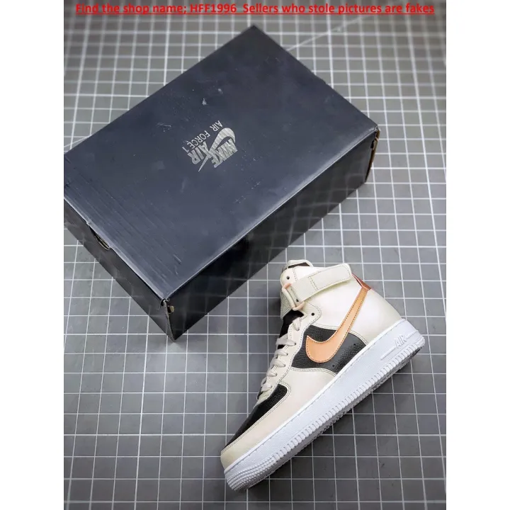 (HY)(HFF1996) NIKE Air Force 1 High Milk tea Black Sports shoes | Lazada PH