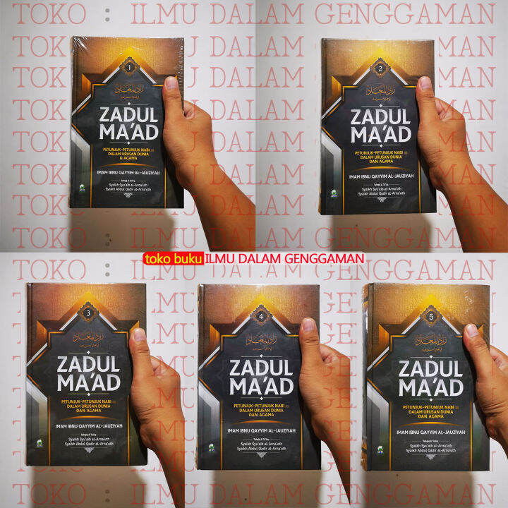 SET 5 Buku Zadul Ma'ad DH - Zadul Maad - Jilid 1 2 3 4 5 - Darul Haq ...