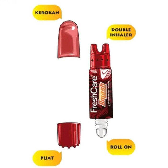 New FRESH CARE SMASH DOUBLE INHALER+ROLL ON 8ml | Lazada Indonesia