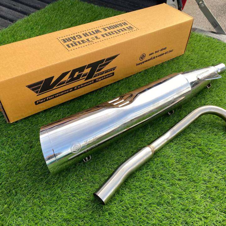 🇹🇭🔥 EXHAUST VCT WAVE125 26MM STANDARD 🔥🇹🇭 EKZOS VCT RACING THAILAND ...
