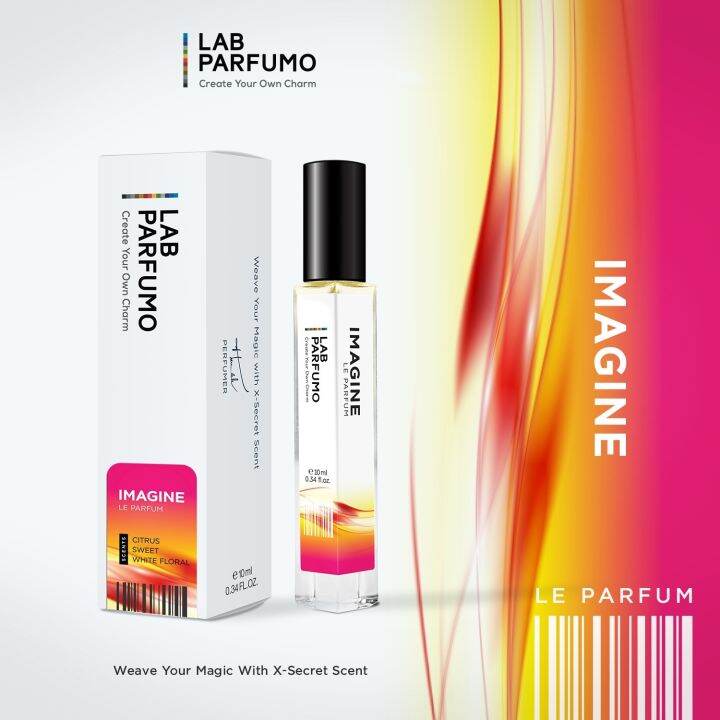 LAB Parfumo, Imagine น้ำหอมสำหรับผู้หญิง (ขนาด 4 ml, 10ml) เปิดจินตนาการ แยบยลจนคนรัก | Lazada.co.th