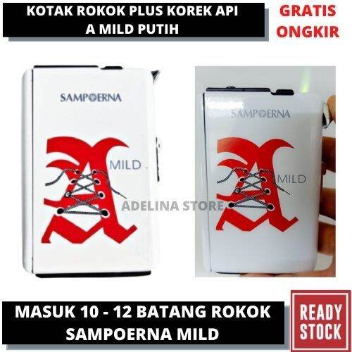 Kotak Rokok Plus Korek A Mild Putih | Lazada Indonesia