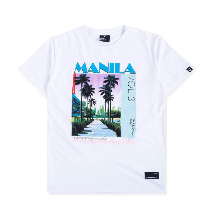 TEAM MANILA MANILA CITY POP TSHIRT WHITE | Lazada PH