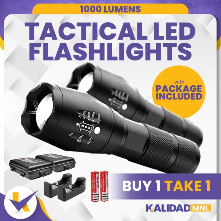 usb Buy 1 Take 1 Tactical Flashlight Taclight Complete Set with ...