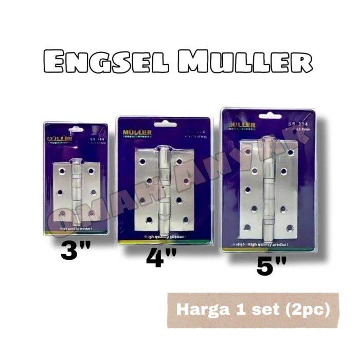 Engsel stainless Muller engsel pintu dan jendela rumah | Lazada Indonesia