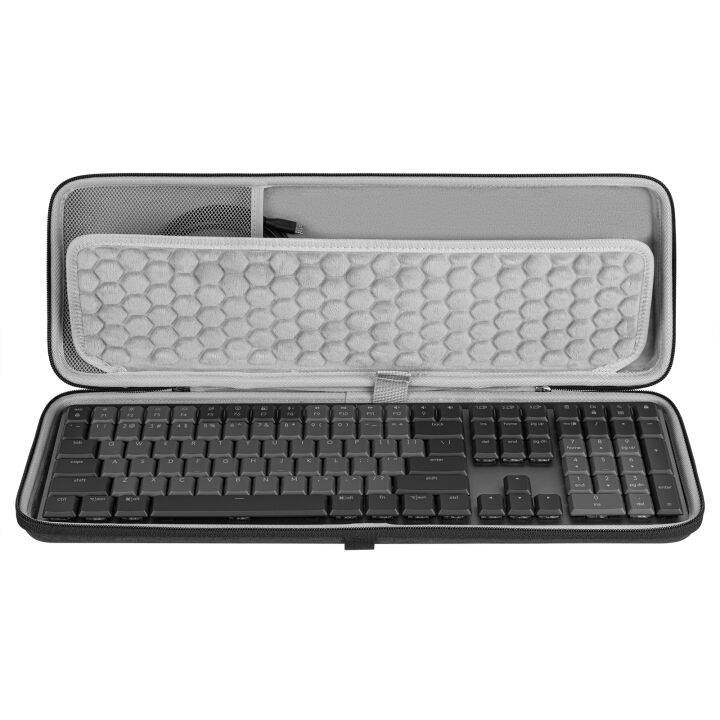 GEEKRIA Full Size Keyboard Case, Hard Shell Travel Carrying Bag for 104 ...
