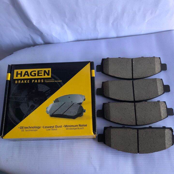 HAGEN FRONT BRAKE PADS FOR STRADA/MITSUBISHI MONTERO SPORT 2009-2015 ...