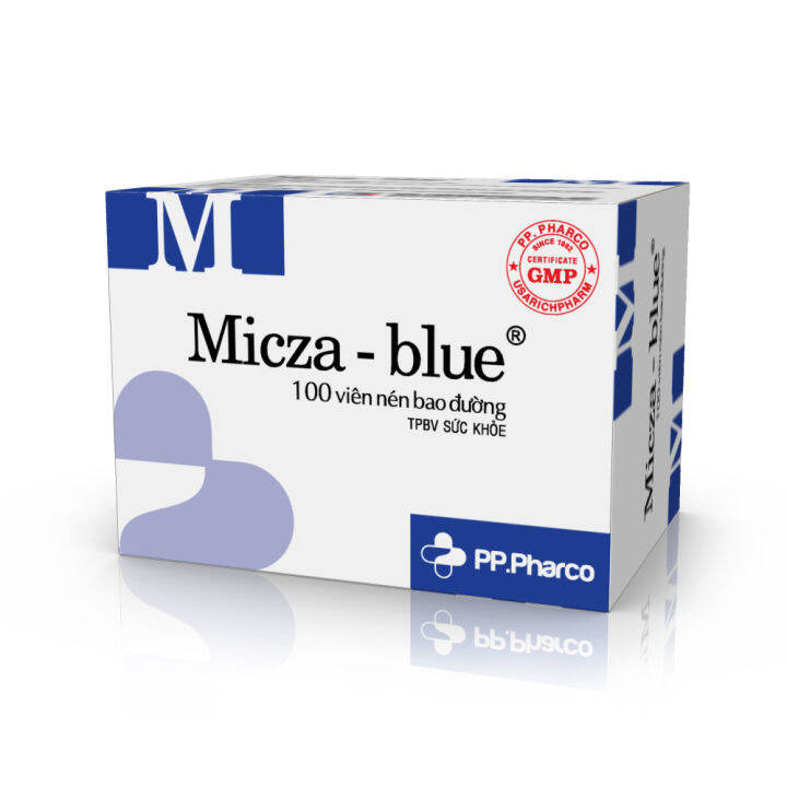 MICZA BLUE, Hỗ trợ giảm tiểu buốt do sỏi thận, sỏi túi mật. Hộp 100 ...