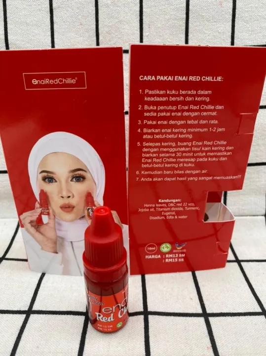 ENAI RED CHILLI / DOLLY MAROON HALAL 100% ORIGINAL - MERAH MENYALA | Lazada