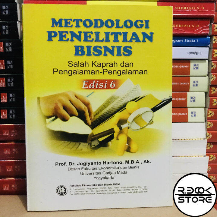 METODOLOGI PENELITIAN BISNIS EDISI 6 - Prof. Dr. JOGIYANTO HARTONO ...