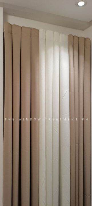7 FT / 8 FT / 9 FT / 10 FT - GROMMET TYPE OPAQUE CURTAIN SYNTHETIC ...