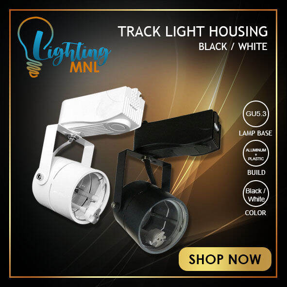 Lightingmnl Track Light Housing | Black / White | Lazada PH