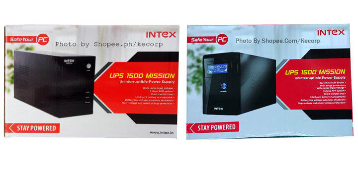 Intex UPS 1500VA Uninterruptible Power Supply | Lazada PH