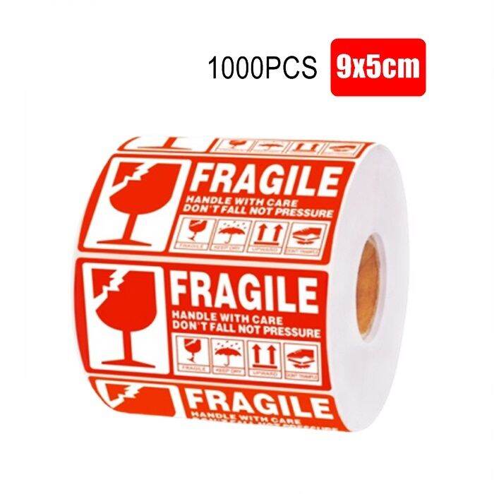 MALAYSIA] 1000 PCS/SET STIKER BARANG MUDAH PECAH / Fragile Sticker ...