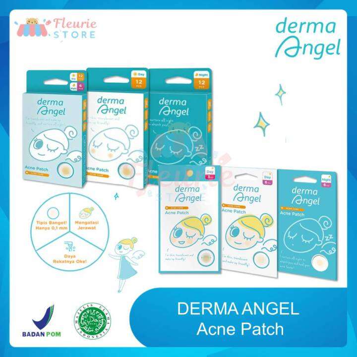 DERMA ANGEL Acne Patch Day / Night / Mix | Lazada Indonesia