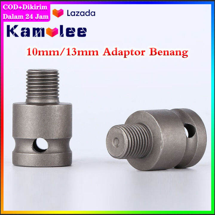 Kamolee 10mm/13mm Adaptor Benang Bor Chuck Untuk Kepala Konversi Kunci ...