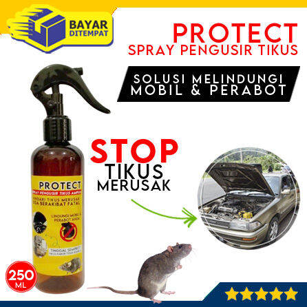 PROTECT Spray Pengusir Tikus Cairan Semprot Semprotan Mobil Ruangan ...