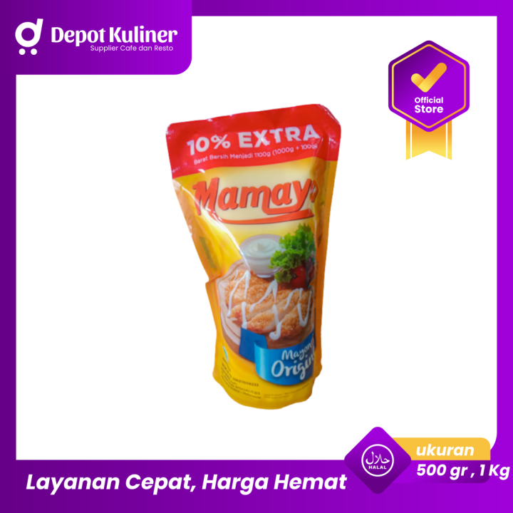 Mayones Mamayo Saos Mayonnaise 500 gr dan 1KG | Lazada Indonesia