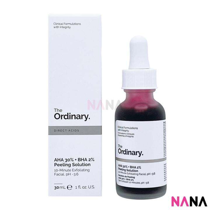 The Ordinary AHA 30% + BHA 2% Peeling Solution 30ml [Delivery Time: 5 ...