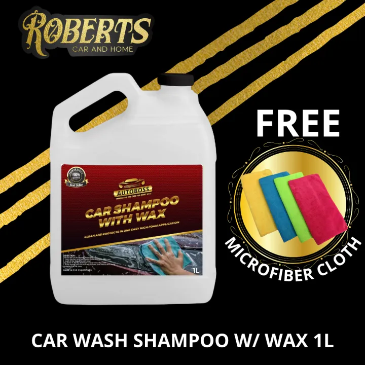 AUTOBOSS Car Care Premium Concentrated Car Shampoo with Carnauba Wax (1 ...