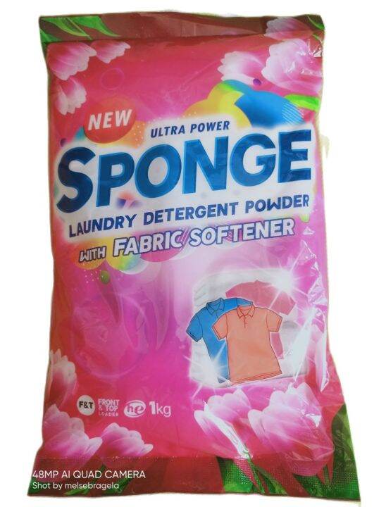 Detergent powder with fabcon (sponge) | Lazada PH