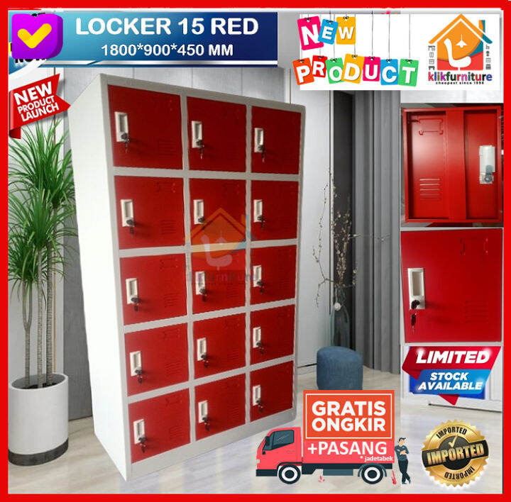 Loker Besi 15 PINTU / Locker Besi / Steel Locker 15 Doors AKL15 ...