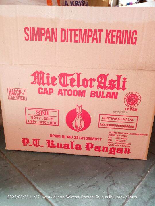 Mie atom bulan 1 pak isi 3 | Lazada Indonesia