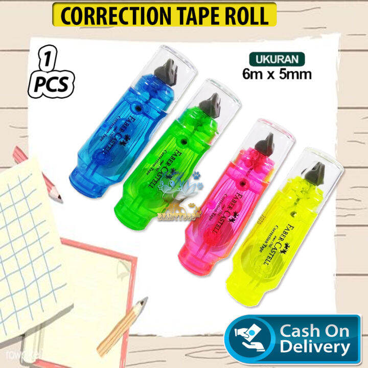 Beauty Faber Castell Roll Correction Tape Pen Tip Ex Faber Castell Kertas Roll Tipe X kertas ...