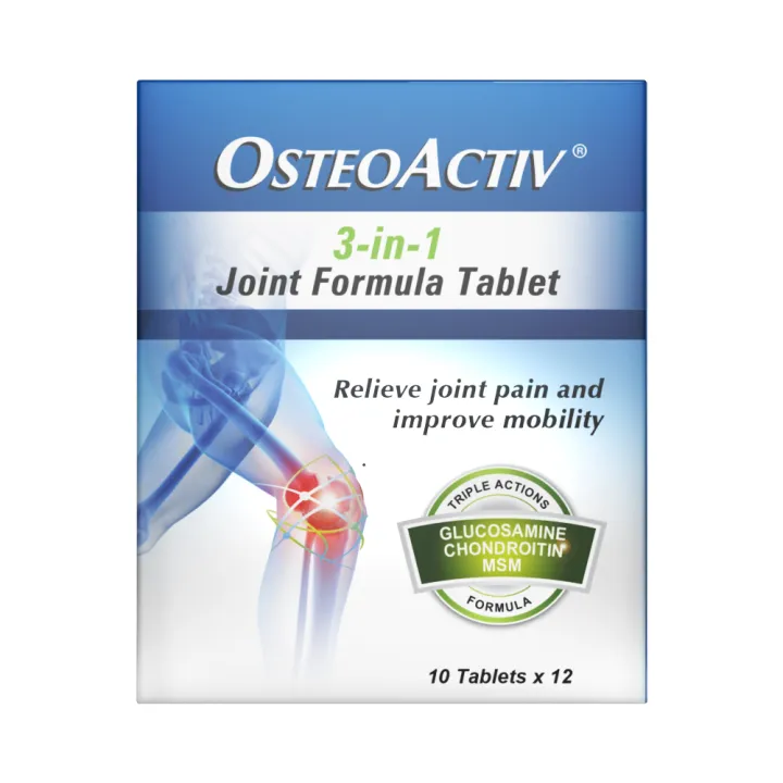Osteoactiv 3 in 1 Joint Formula Tablet | Lazada