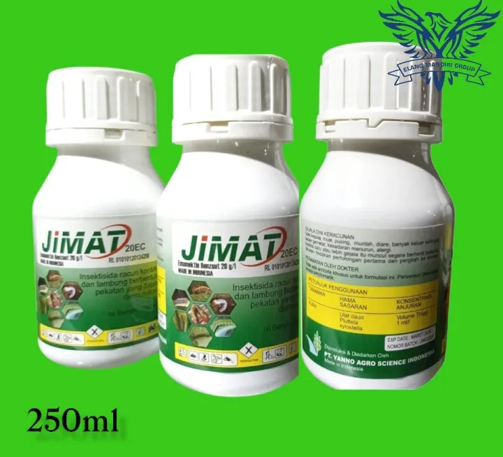 Insektisida Jimat 20EC 250ml Bahan Aktif Emamektin Benzoat 20g/l Emacel ...