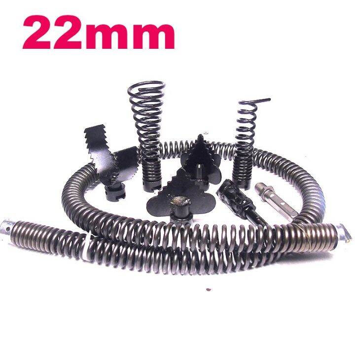 1.5m Sewer Dredging Spring 22mm Electric Drill Drain Cleaner Machine ...