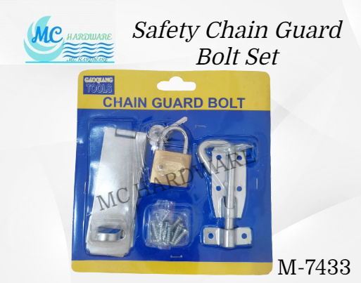 MC HARDWARE M-7433 Safety Chain Guard Bolt Set | Lazada PH
