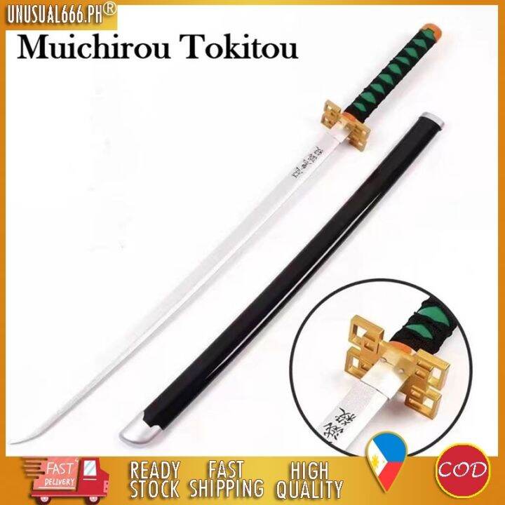 Demon Slayer Nichirin to 104cm Wooden Sword Cosplay Sword Rengoku ...