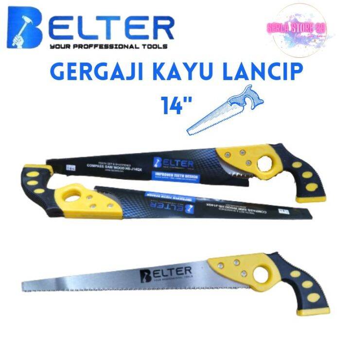 Gergaji Kayu Lancip 14 inch Gergaji Triplek Serbaguna Tajam Camel ...