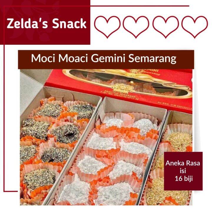 Kue Moci Moaci Gemini | Oleh Oleh Khas Semarang | ANEKA RASA isi 16 ...