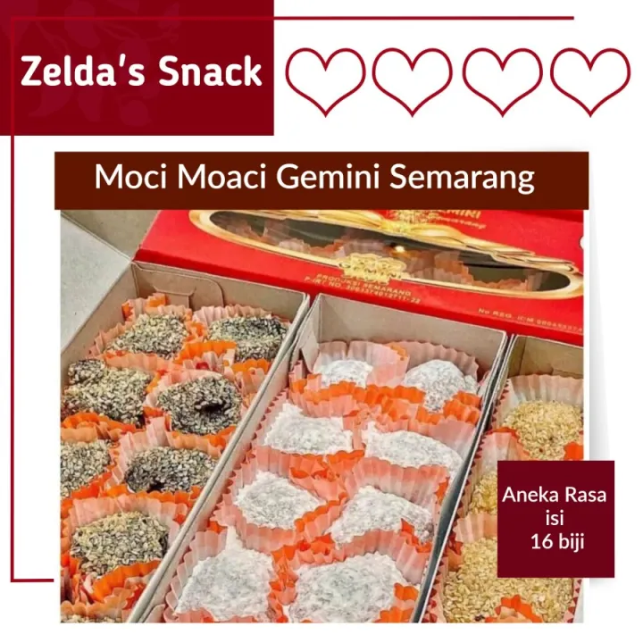 Kue Moci Moaci Gemini | Oleh Oleh Khas Semarang | ANEKA RASA isi 16 ...
