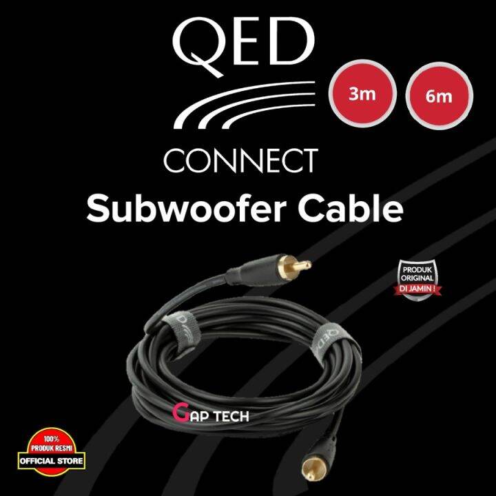 QED CONNECT Subwoofer Cable Original | Lazada Indonesia