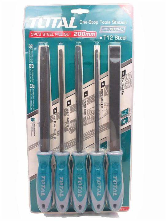 Total ( 5 Pieces Steel File Set 200mm) - THT918516 | Lazada PH