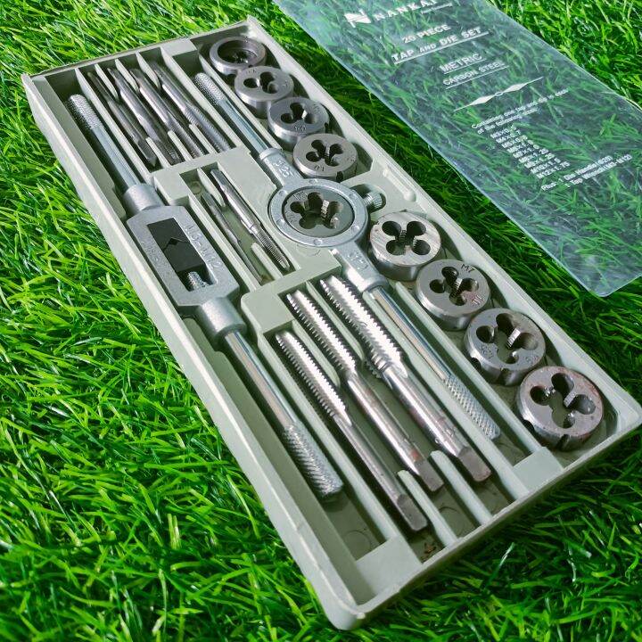 ALAT TAP SENAI SATU SET 20PCS NANKAI / tap baut lengkap alat senai baut komplit hand taps set ...