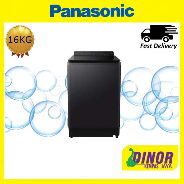 Panasonic Washing Machine (16KG) Inverter StainMaster+ Top Load Washer ...