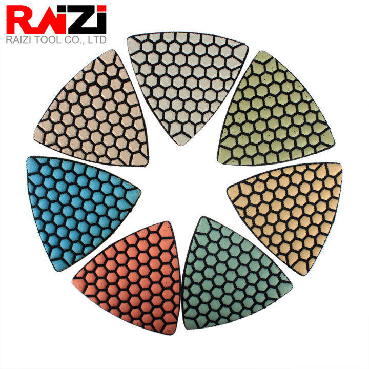 Raizi Triangle Diamond Polishing Pads for Oscillating Multi Power Tool ...