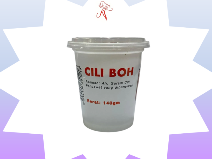 Cili Boh/Cili Giling/Cili Tumbuk/Cili Kisar (辣椒酱, 杯) (For Muar Area ...