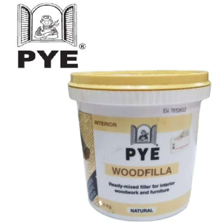 PYE Woodfilla Wood filler 5kg Natural/ Tampal Lubang Kayu | Lazada