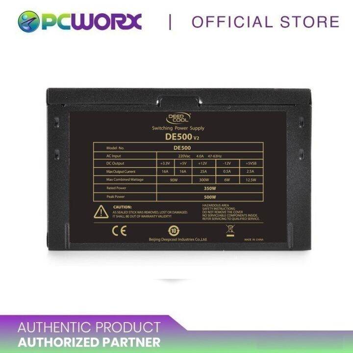 【COD】 Deepcool DE500 V2 350watts Black Powersupply | Lazada PH