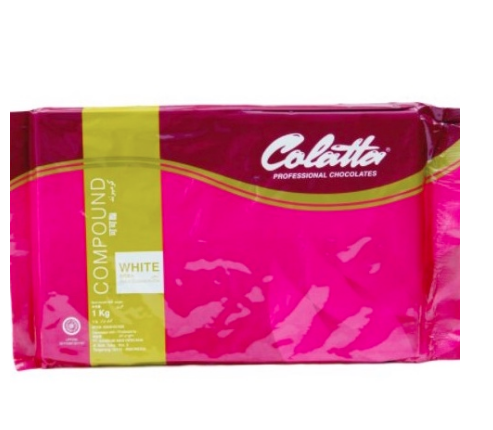 Colatta White Chocolate Compound 1kg Collata Cokelat Batang Compound ...
