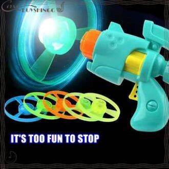 KIDS FLYING DISK GUN TOY | Lazada PH