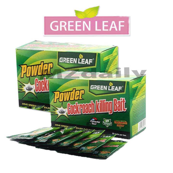 ( set 2 )Cockroach Killer Powder Pest Control Cockroach Killing Leaf ...
