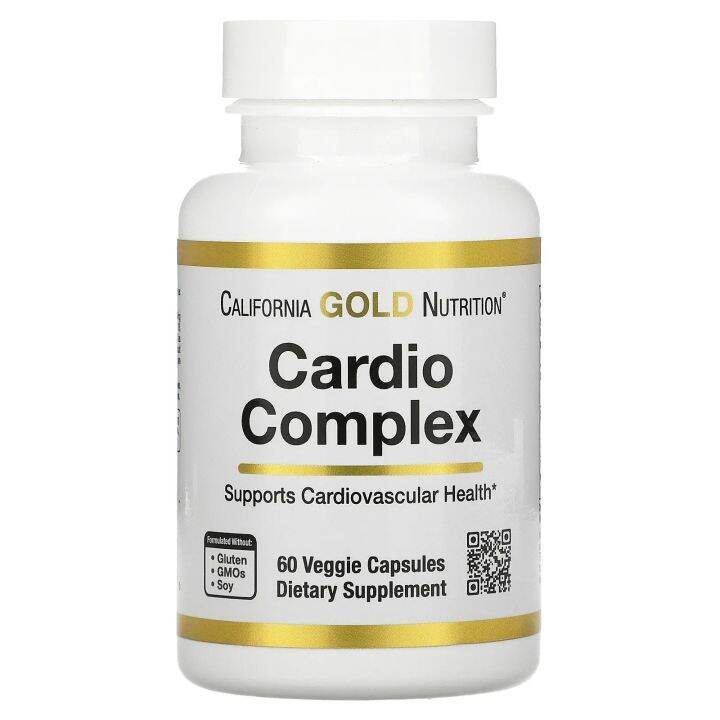 California Gold Nutrition, Cardio Complex, 60 Veggie Capsules | Lazada PH