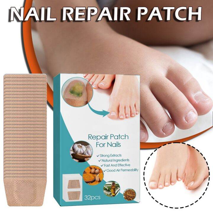 BOKALI 32pcs Fungal Nail Repair Patches for Fungus Finger Toe Nail ...