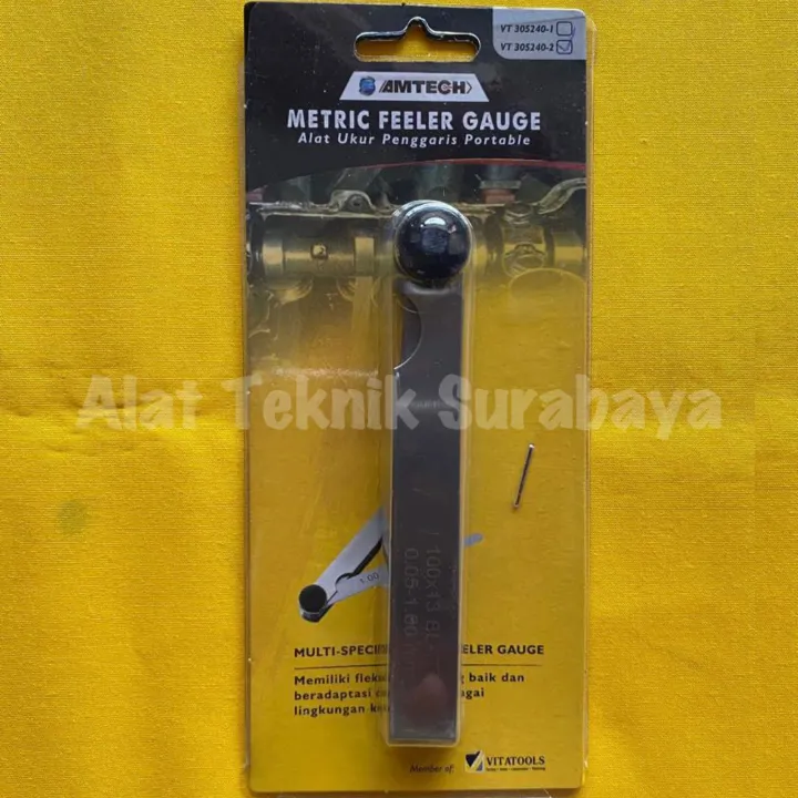 FULLER 13 BLADE AMTECH SET VITATOOLS 100 X 13 BLATT BLADES METRIK THICKNESS METRIC FEELER GAUGE ...